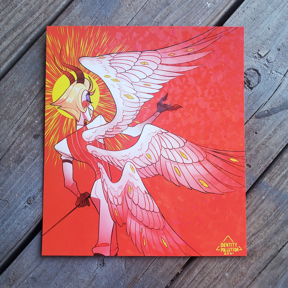 Lucifer: The Light Bearer 8.5X9.7" Holo Print – IdentityPollution